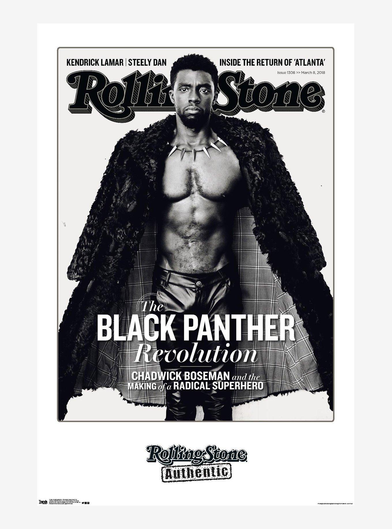Rolling Stone Chadwick Boseman Poster | Hot Topic