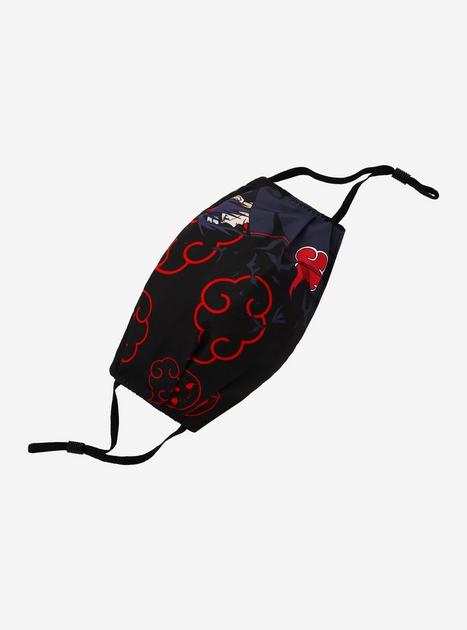 Naruto Shippuden Akatsuki Fashion Face Mask With Filter Pocket | Hot Topic