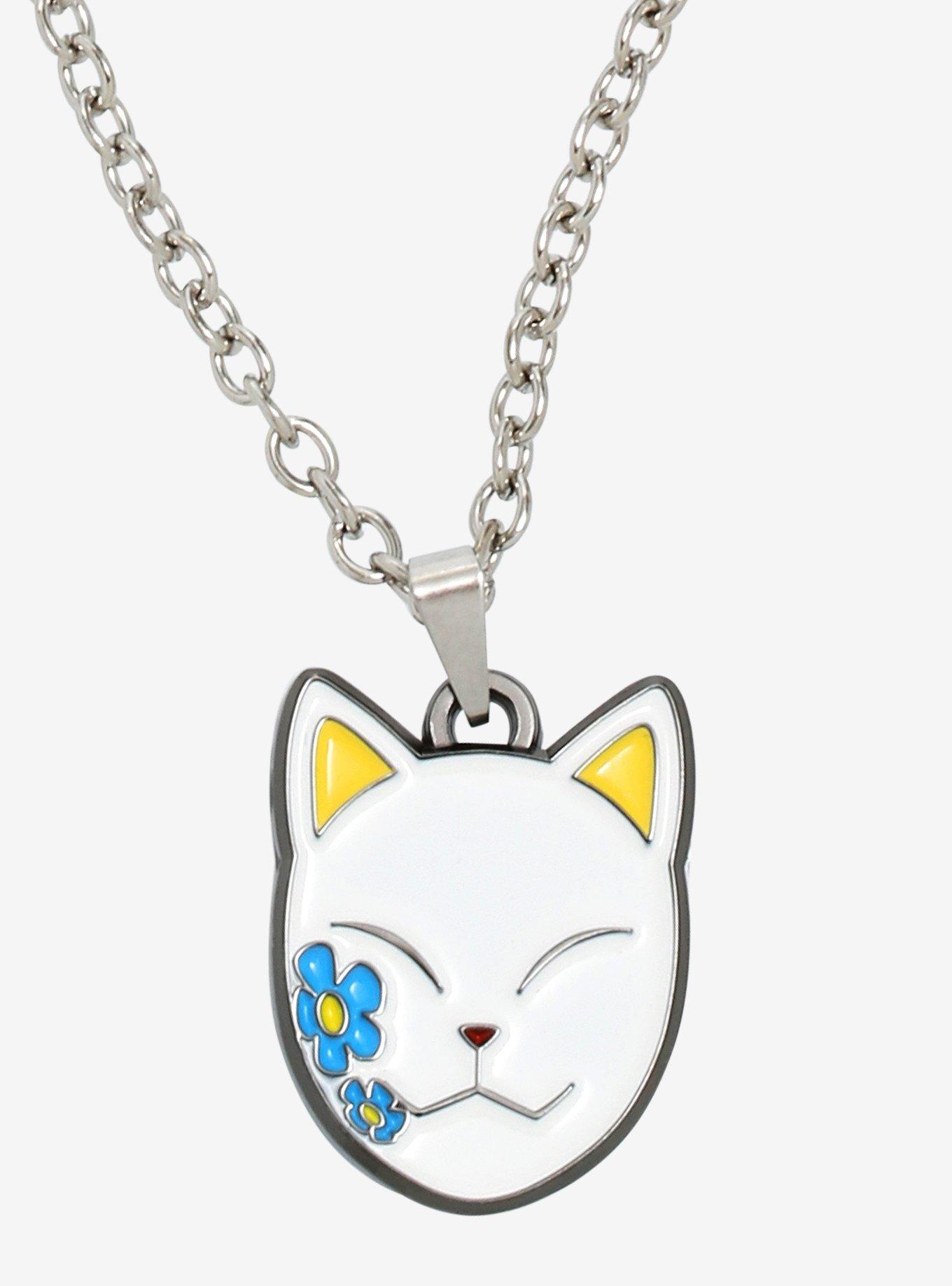 Demon Slayer: Kimetsu no Yaiba Makomo Warding Mask Necklace | BoxLunch