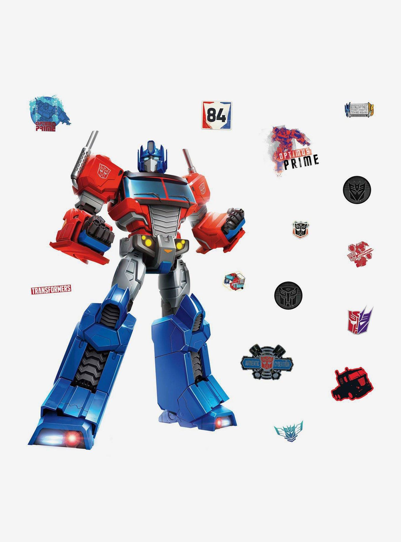Transformers Classic Optimus Prime Peel And Stick Giant Wall Decals ...