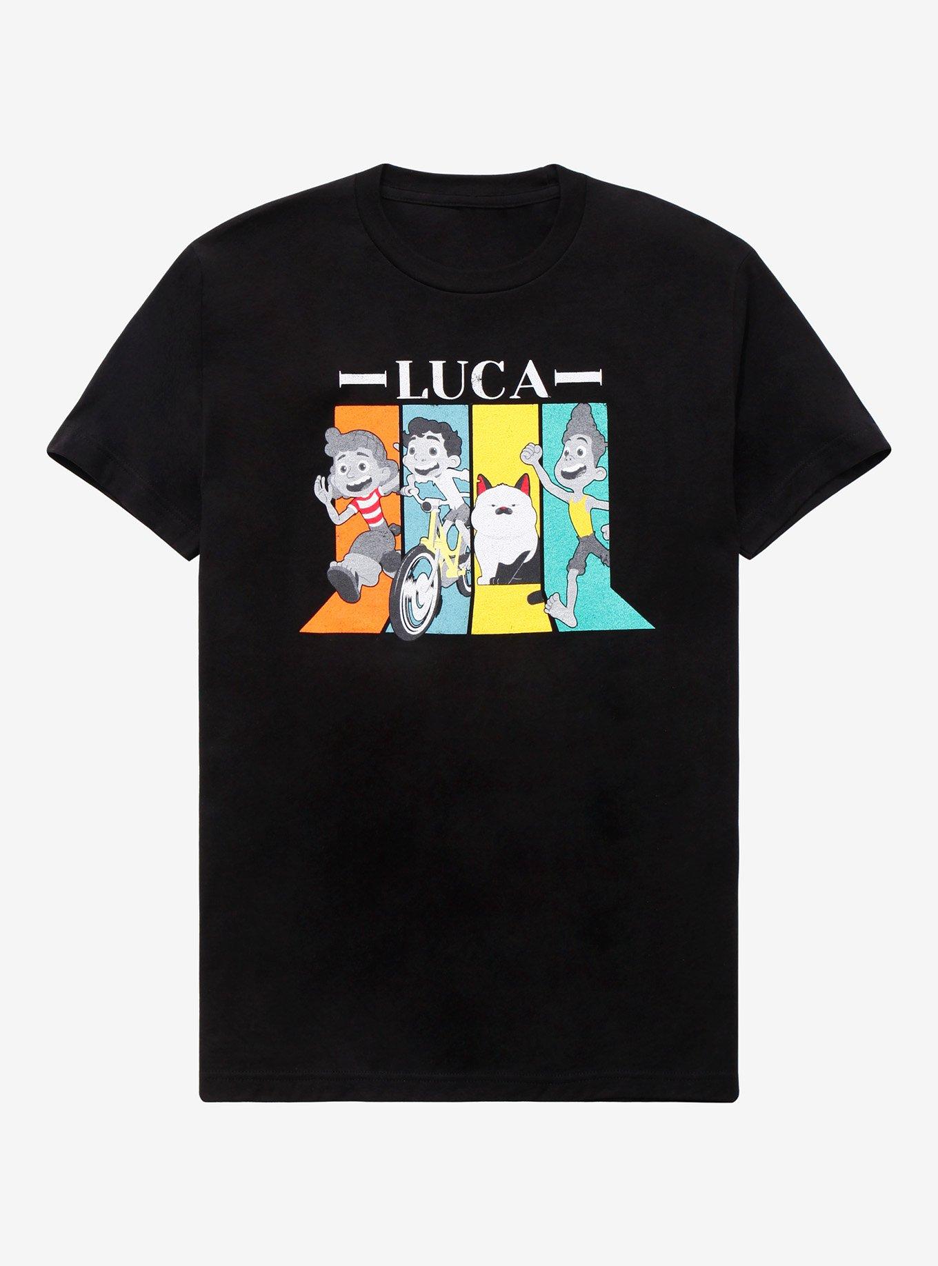 Disney Pixar Luca Character Panels T-Shirt | BoxLunch