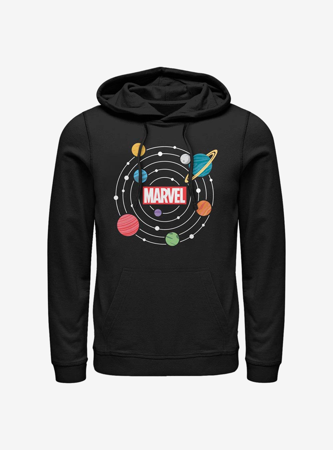 Marvel Solar System Hoodie - BLACK | BoxLunch