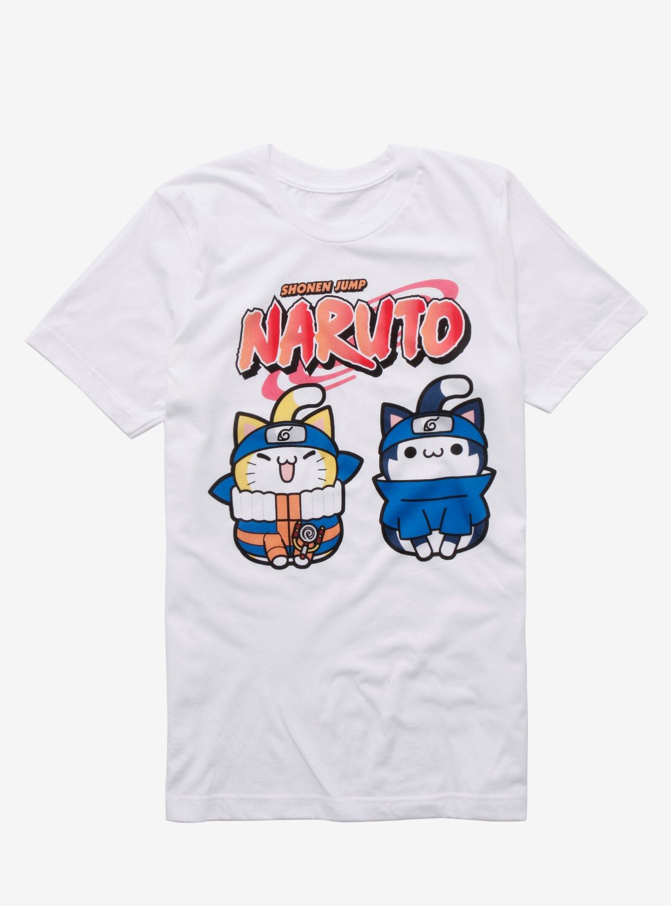 Naruto Shippuden Cat Duo Boyfriend Fit Girls T-Shirt | Hot Topic