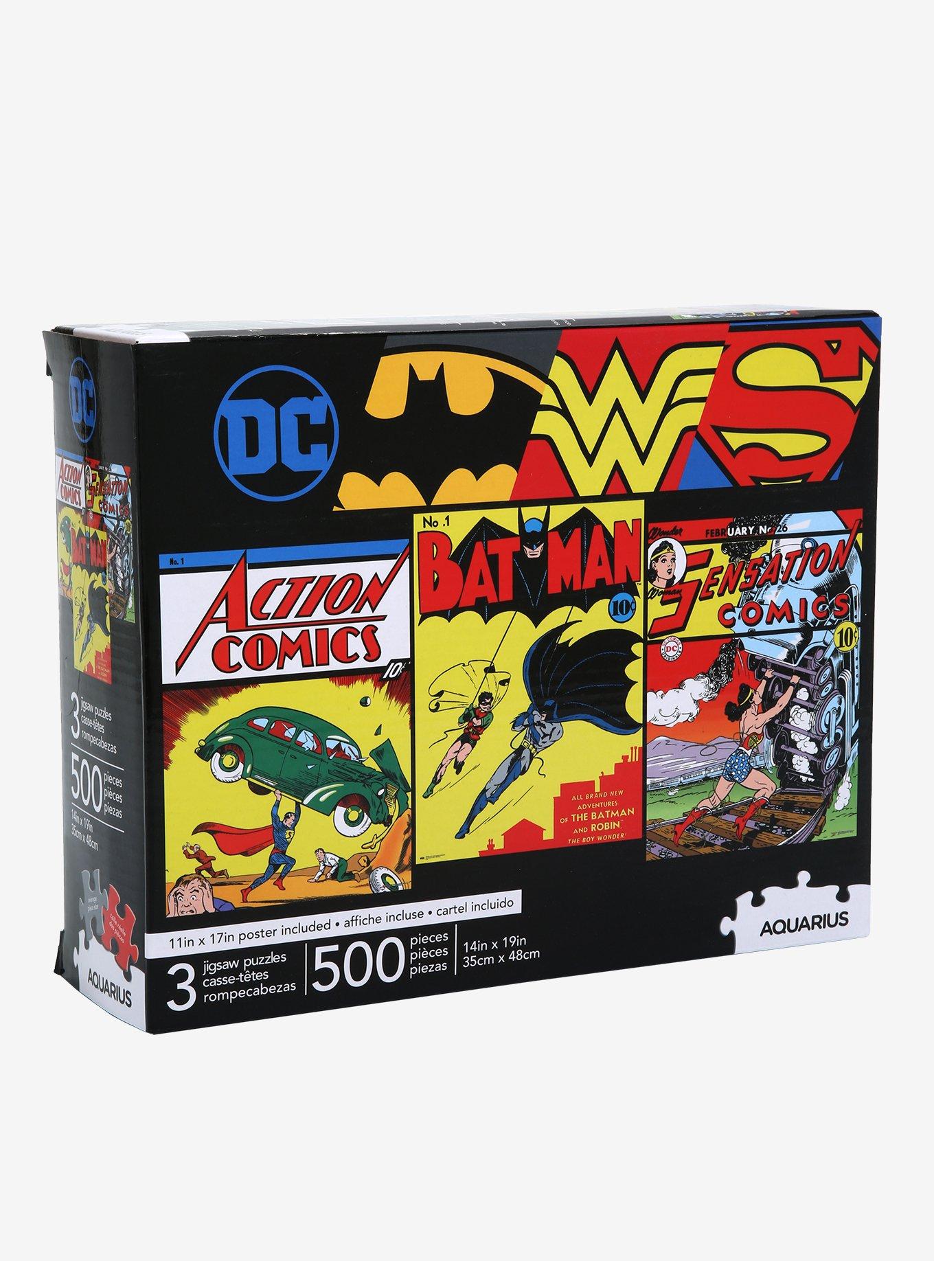 DC Comics Trio Superhero First Appearances Puzzle Set | BoxLunch