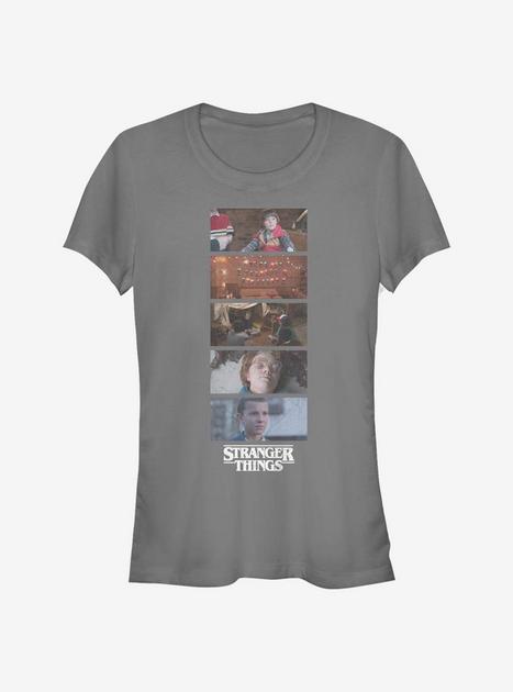Stranger Things Film Still Story Girls T-Shirt - GREY | Hot Topic