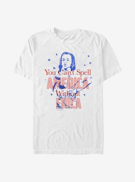 Stranger Things America Erica T-Shirt - WHITE | Hot Topic