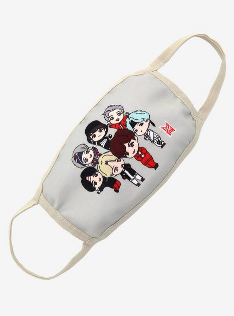 TinyTAN Group Fashion Face Mask Inspired By BTS | Hot Topic