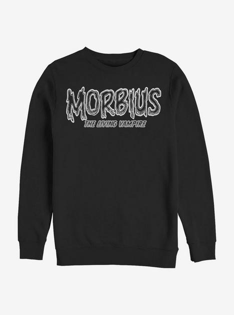 Marvel Morbius Monster Crew Sweatshirt - BLACK | Hot Topic