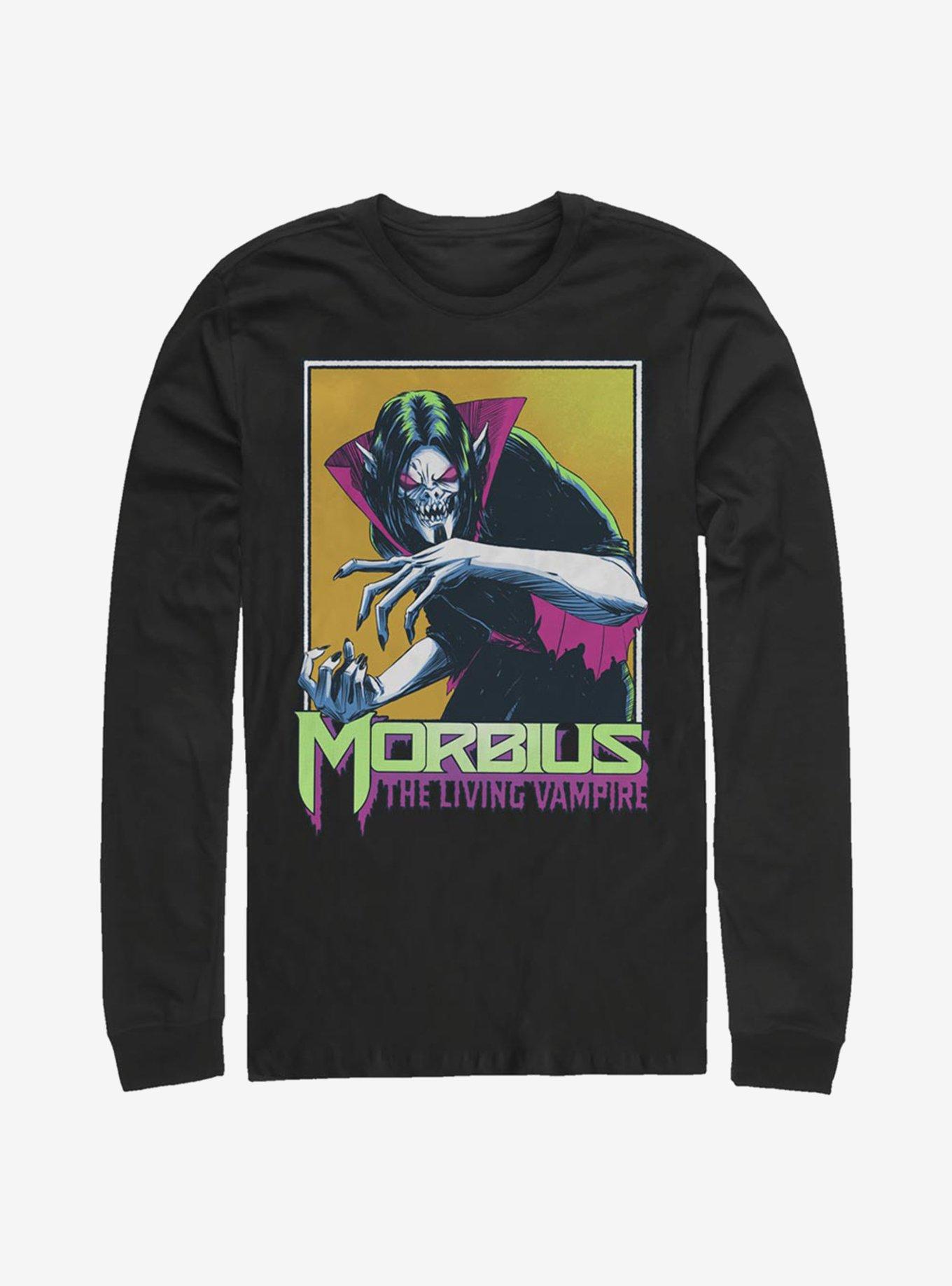 Marvel Morbius Framed Morbius Long-Sleeve T-Shirt - BLACK | Hot Topic