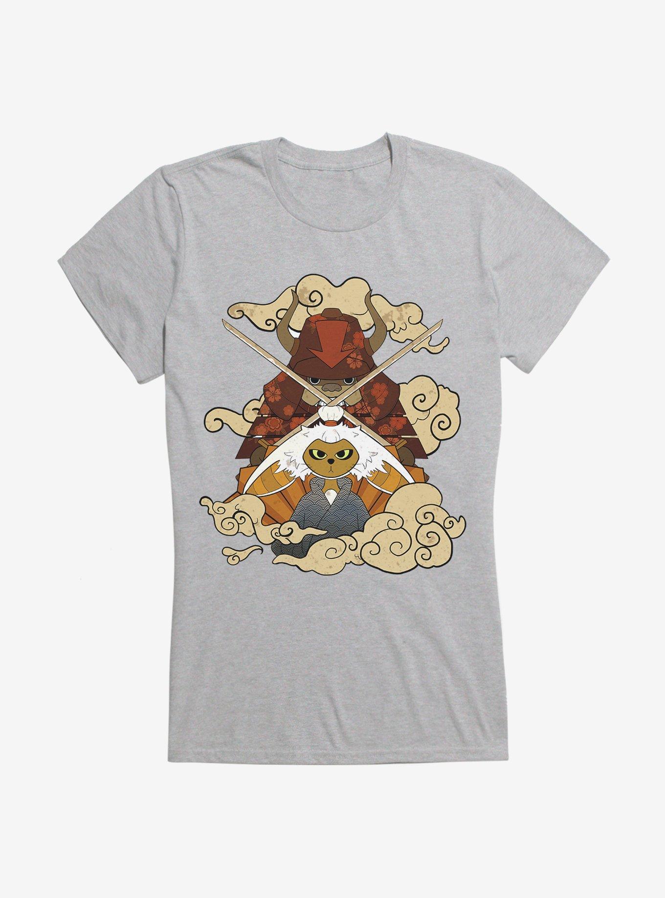Avatar: The Last Airbender Momo And Appa Dream Battle Girls T-Shirt ...
