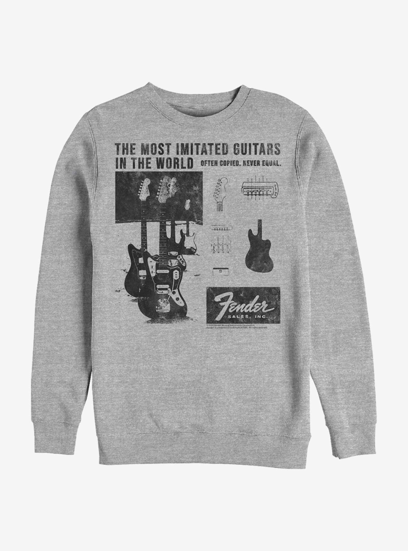 Fender Litho Ad Sweatshirt - GREY | BoxLunch