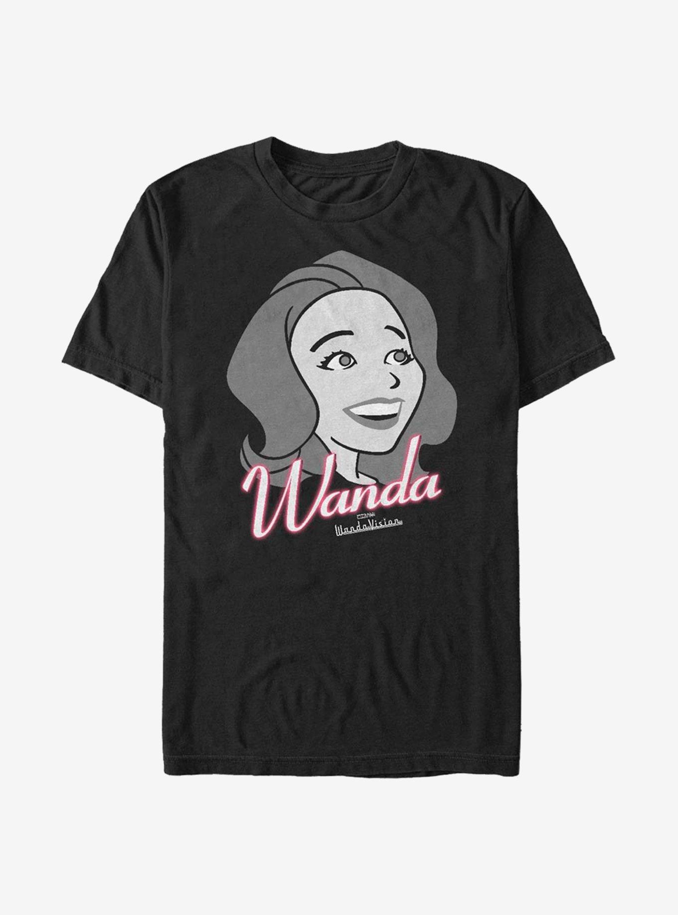 Marvel WandaVision Wanda Smiles T-Shirt - BLACK | Hot Topic