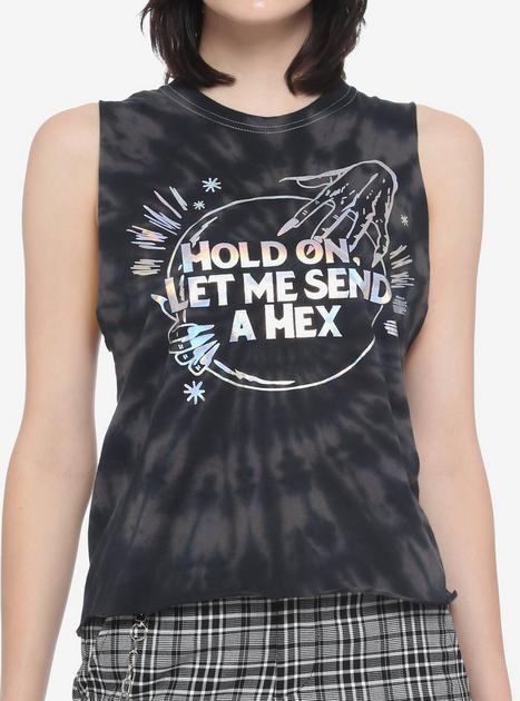 Send A Hex Tie-Dye Girls Muscle Top | Hot Topic