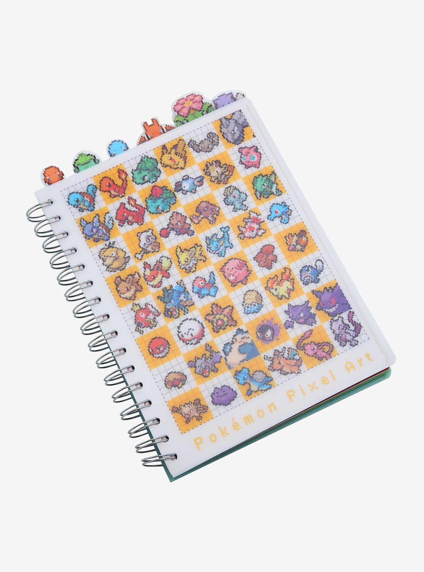 Pokemon Pixel Tabbed Journal | Hot Topic