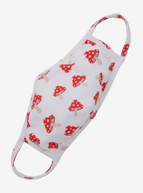Red Mushroom Fashion Face Mask | Hot Topic