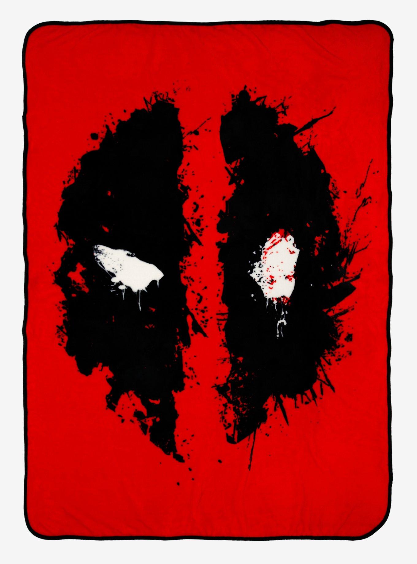 Deadpool Eyes Throw Blanket | Hot Topic