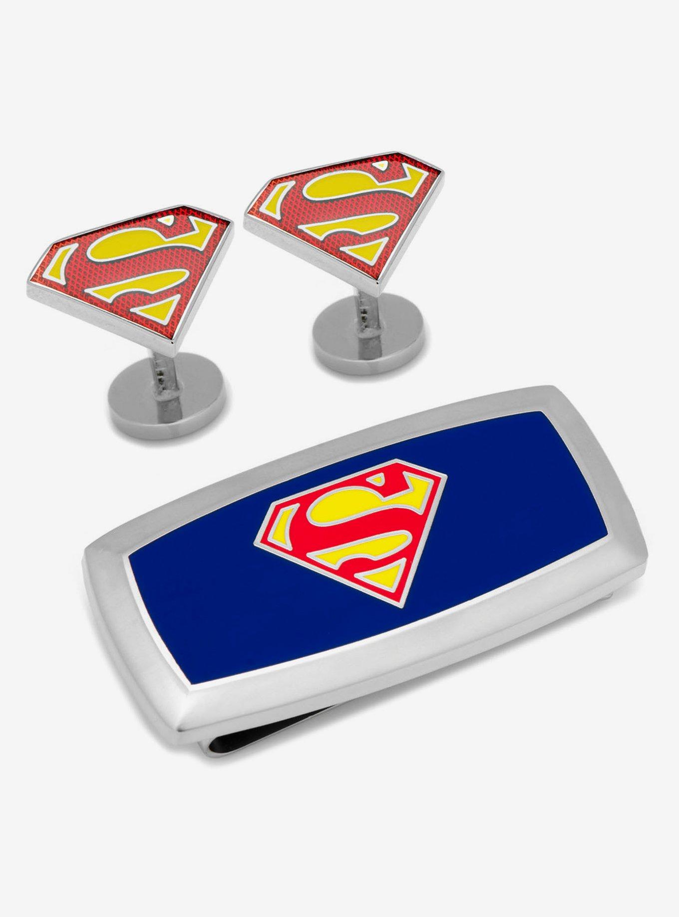 DC Comics Superman Cufflinks and Cushion Money Clip Set | Hot Topic