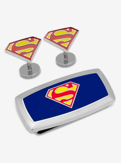 DC Comics Superman Cufflinks and Cushion Money Clip Set | Hot Topic