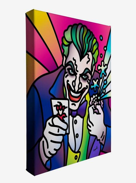 DC Comics The Joker by Lisa Lopuck 11" x 14" Gallery Wrapped Canvas ...