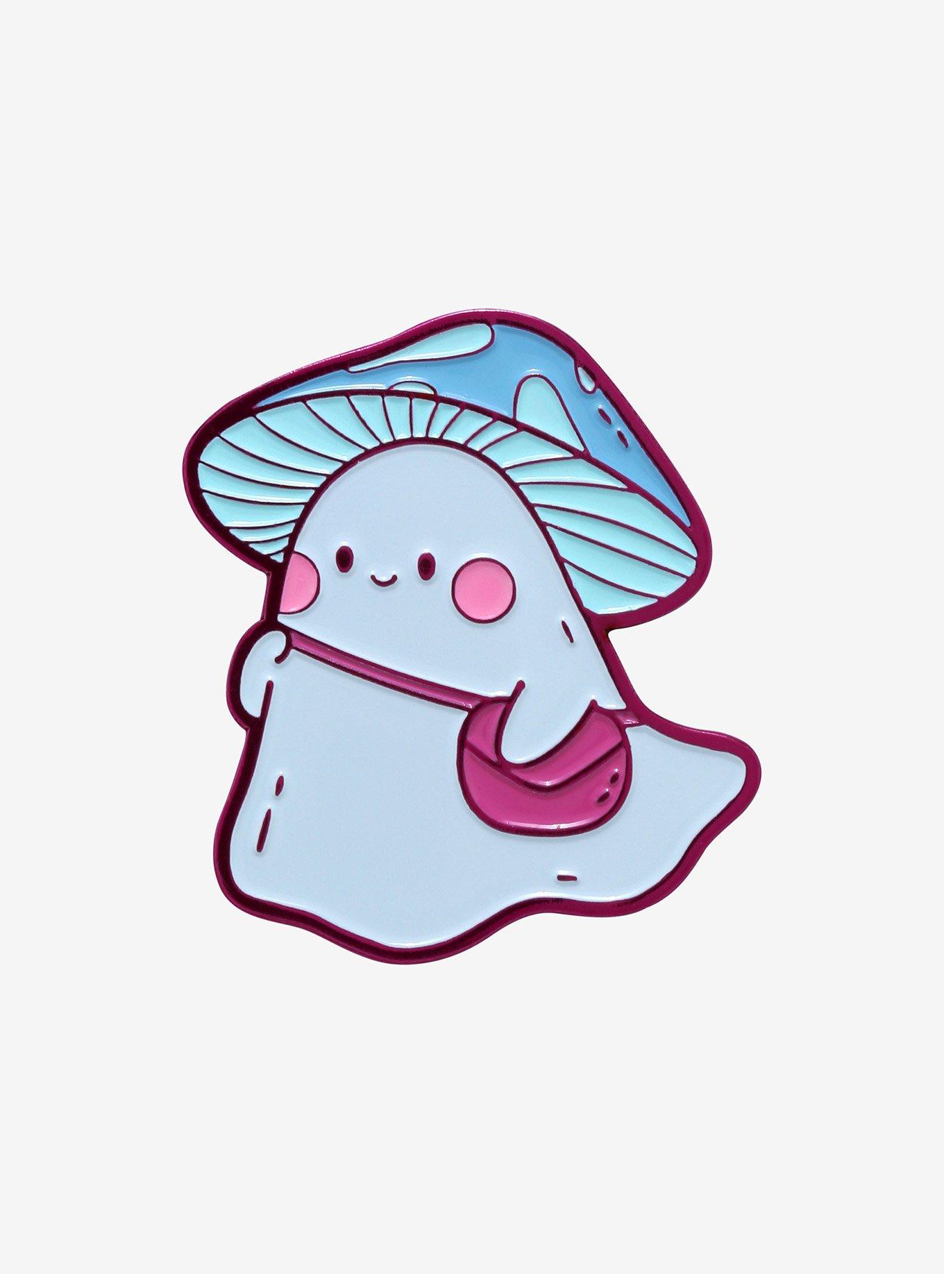Arcasian Mushroom Ghost Enamel Pin | Hot Topic