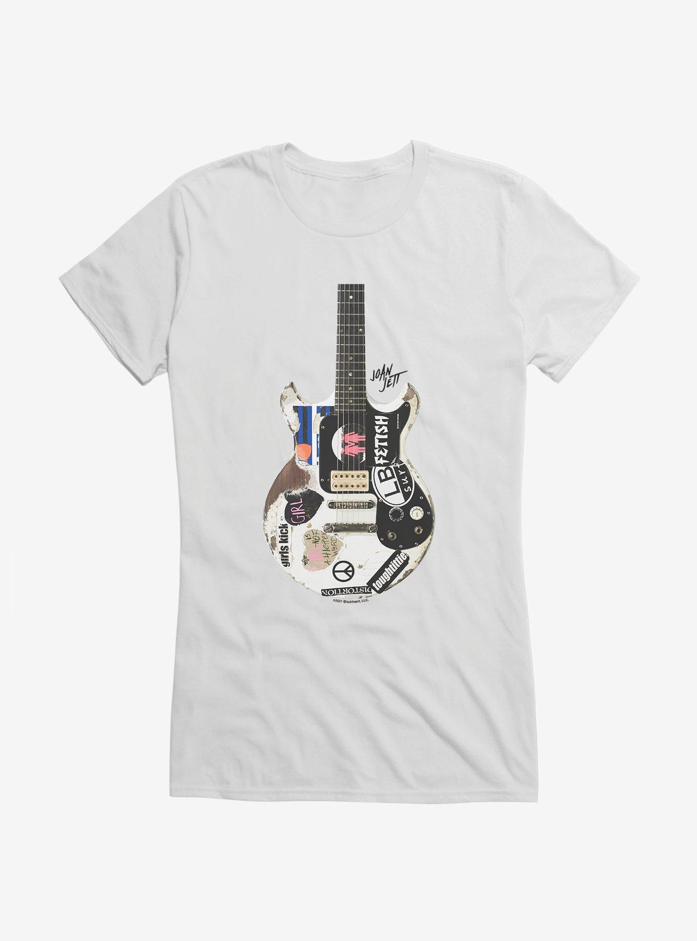 Joan Jett Color Guitar Logo Girls T