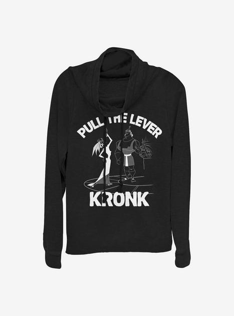 Disney The Emporer's New Groove Kronk Lever Cowlneck Long-Sleeve Girls ...