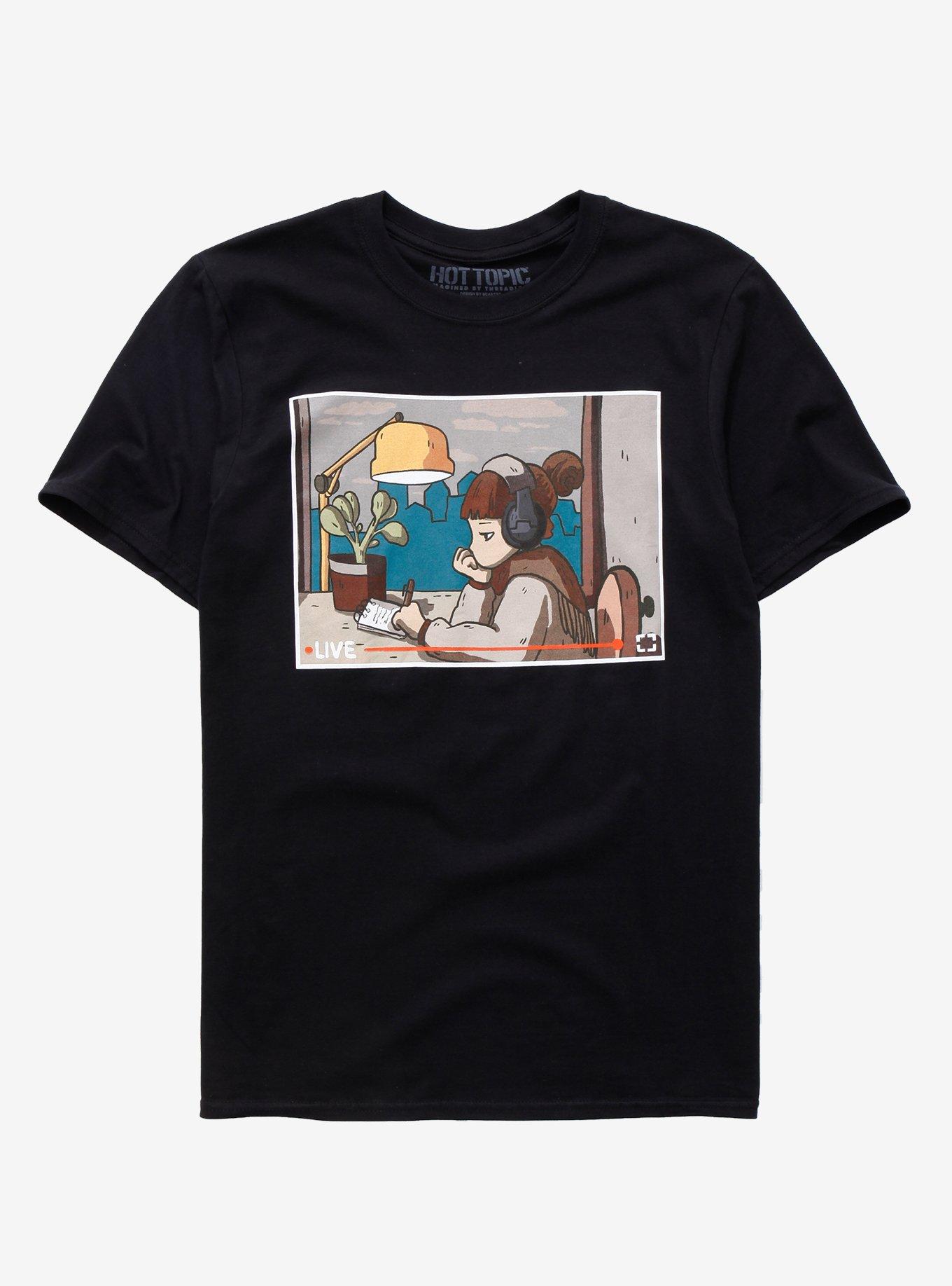 Lo-Fi Hip-Hop Chill Radio T-Shirt By Scastro | Hot Topic