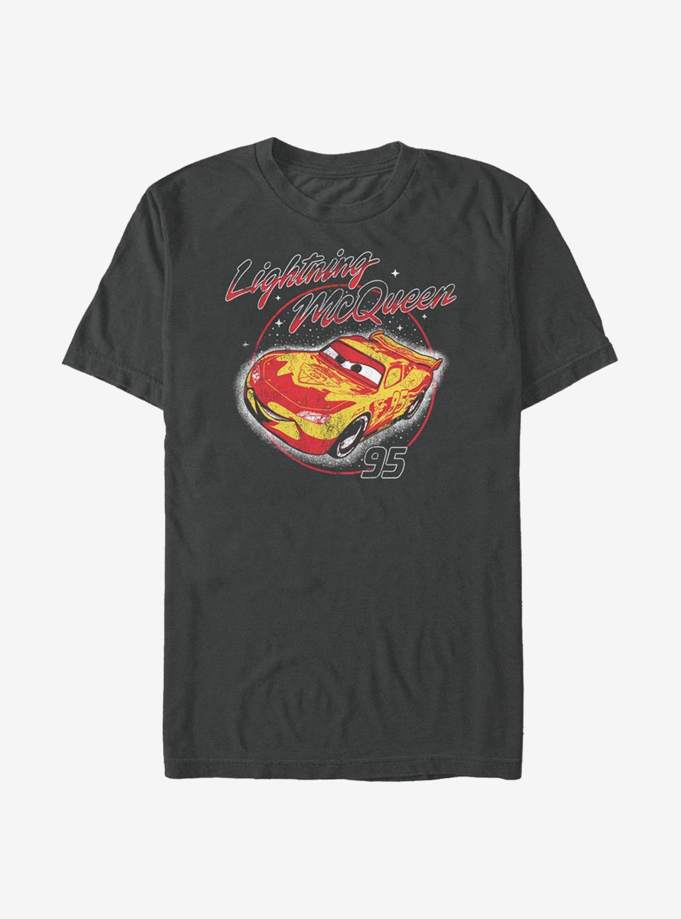 Disney Pixar Cars Lightning Tour T-Shirt - GREY | BoxLunch