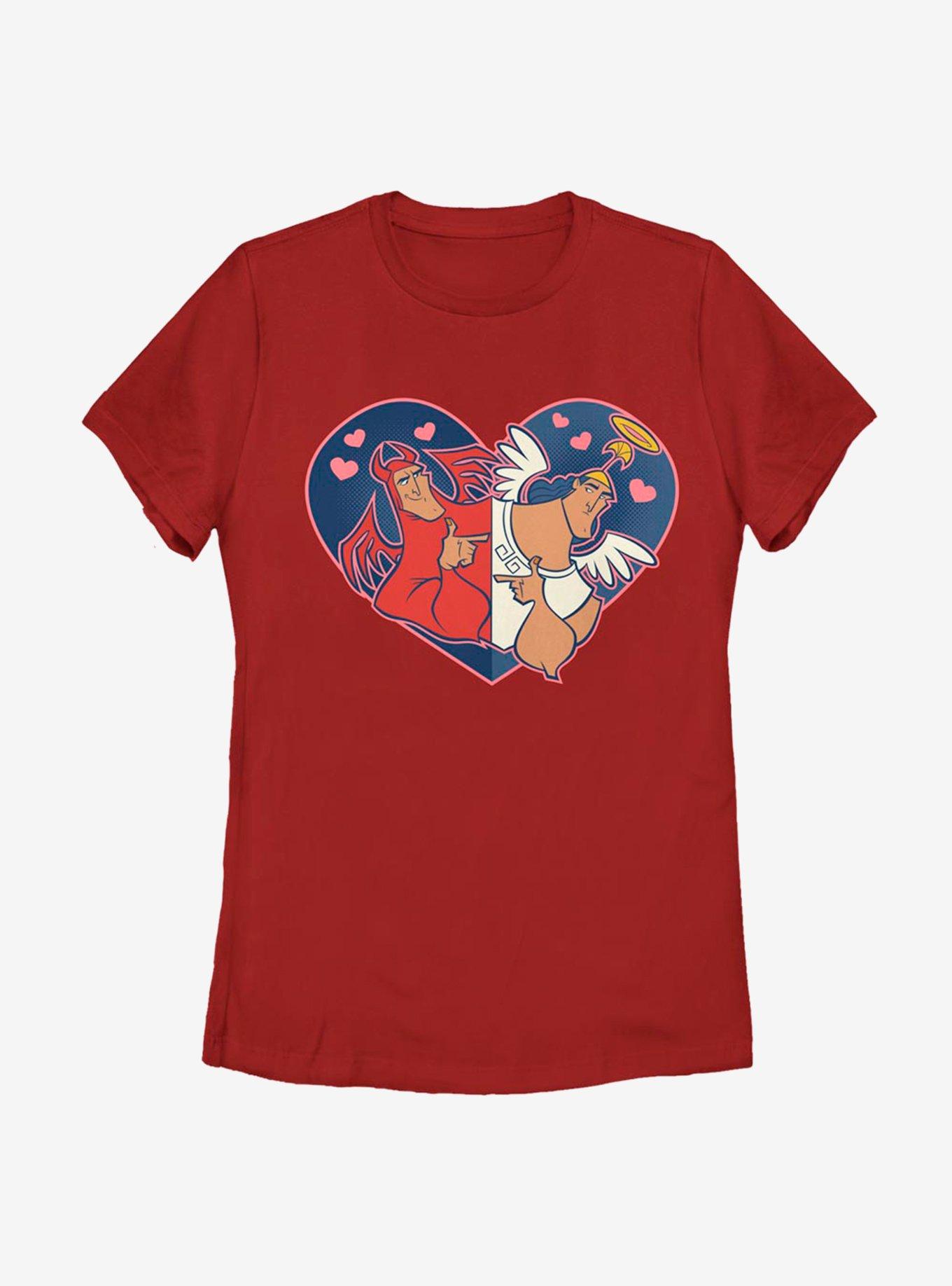 Disney The Emperor's New Groove Angel Devil Womens T-Shirt - RED | BoxLunch