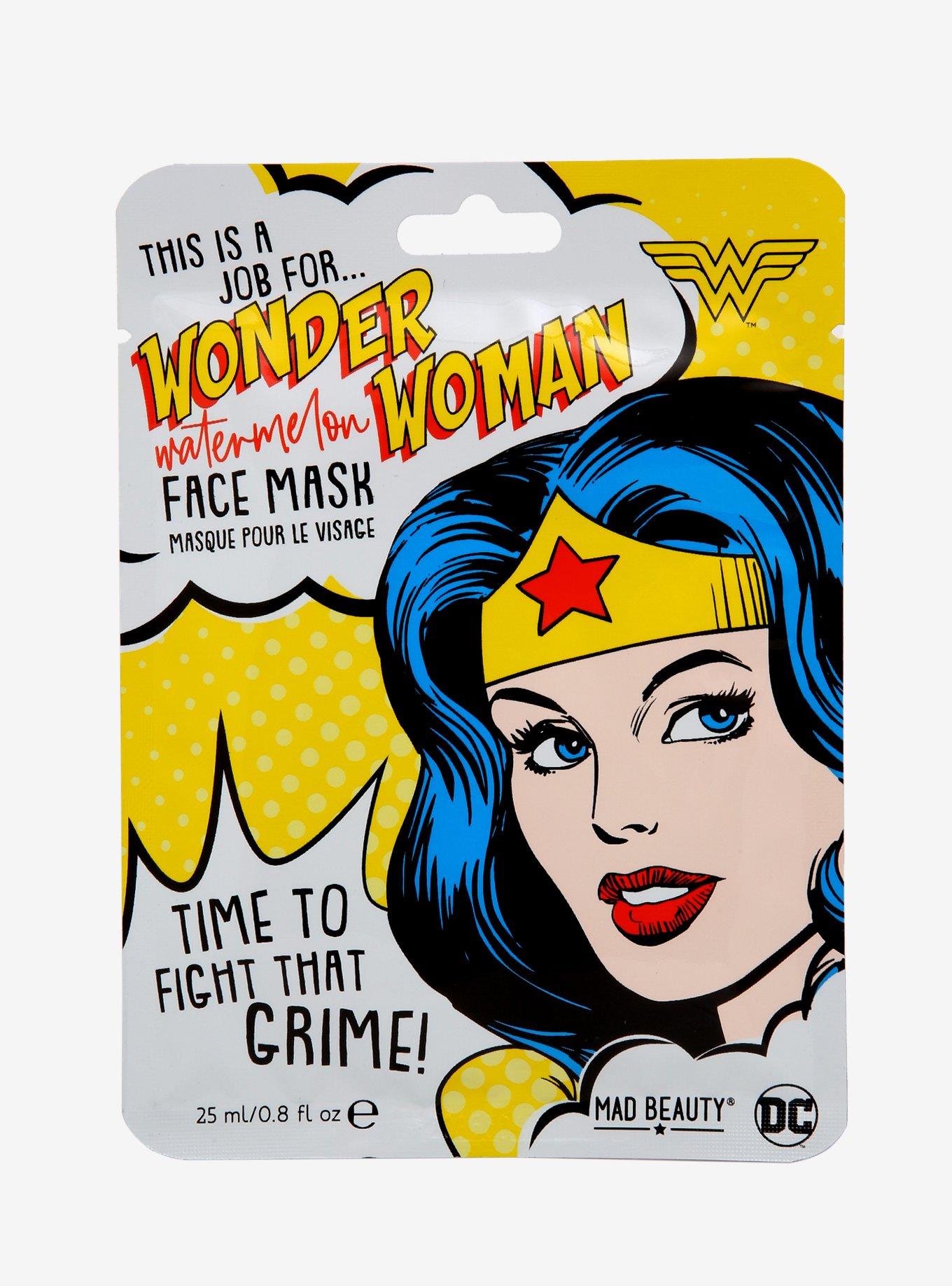 Mad Beauty DC Comics Wonder Woman Watermelon Mask | BoxLunch
