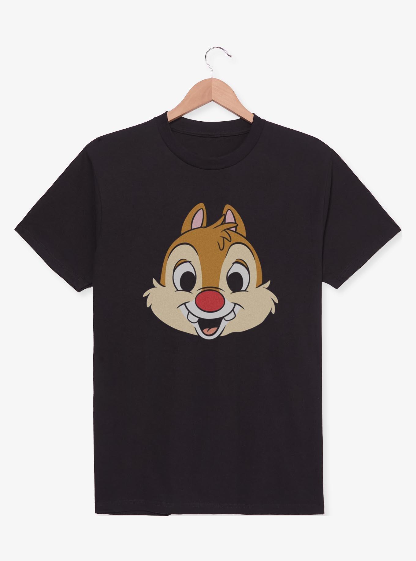 Disney Chip And Dale Dale Big Face T-Shirt - BLACK | BoxLunch