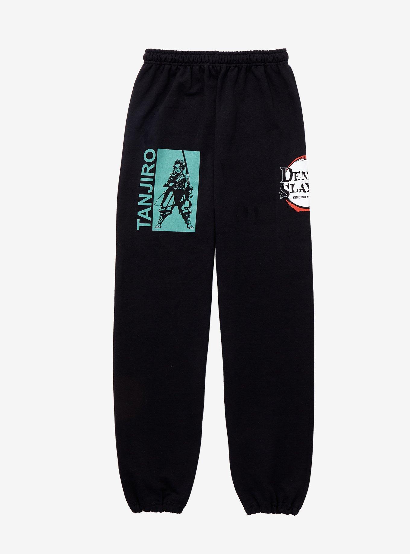 Demon Slayer: Kimetsu no Yaiba Tanjiro Panel Sleep Pants - BoxLunch ...