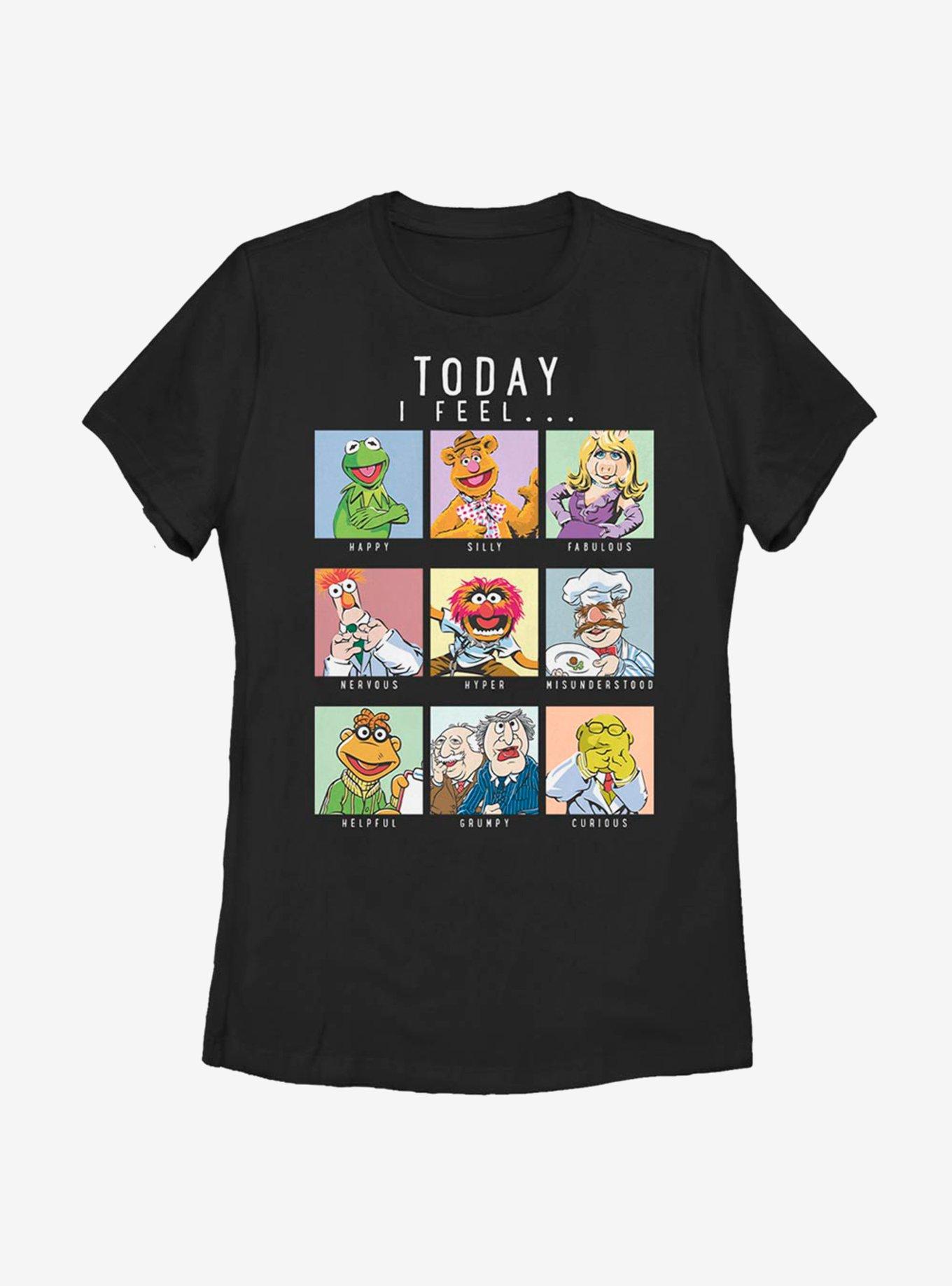 Disney The Muppets Muppet Mood Womens T-Shirt - BLACK | BoxLunch