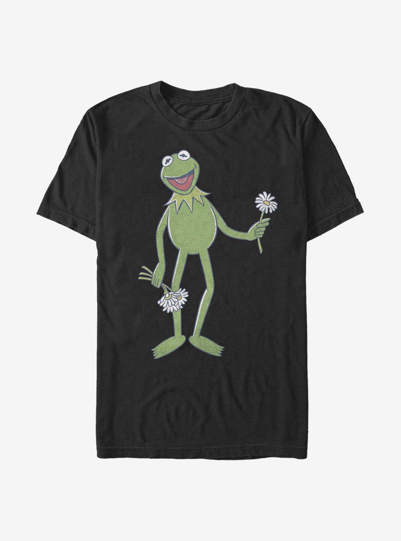 Disney The Muppets Big Kermit T-Shirt - BLACK | BoxLunch