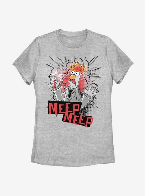 Disney The Muppets Beaker Meep Womens T-Shirt - GREY | BoxLunch
