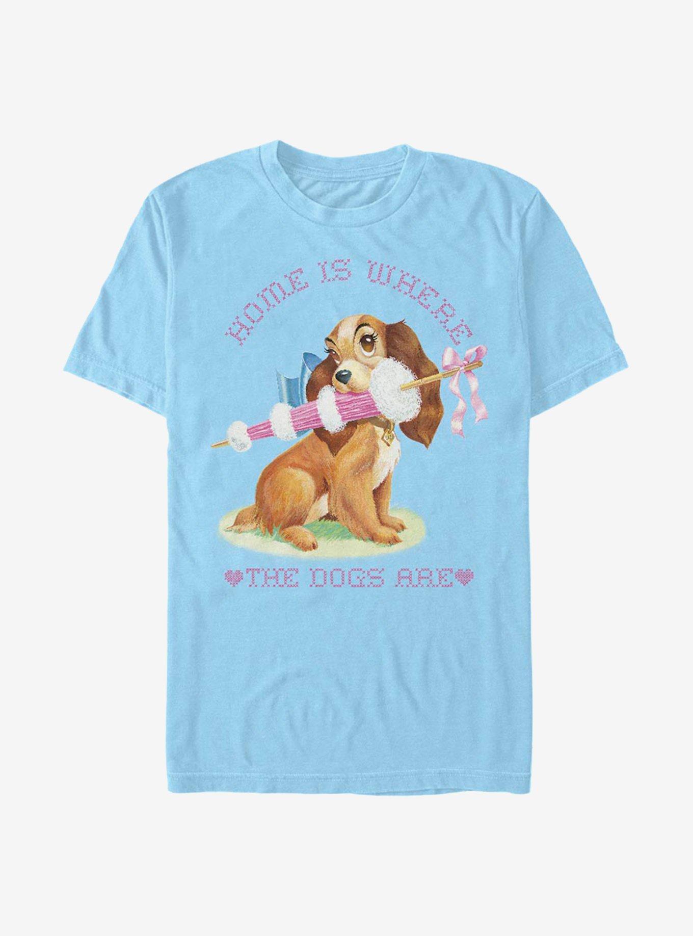 Disney Lady And The Tramp Home Is Where T-Shirt | Hot Topic