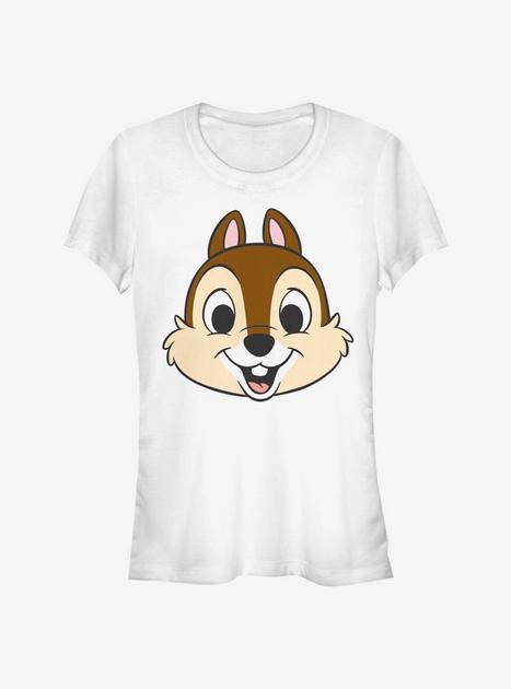 Disney Chip N' Dale Chip Big Face Girls T-Shirt | Hot Topic