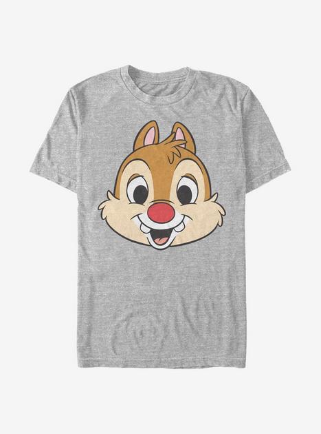 Disney Chip N' Dale Dale Big Face T-Shirt - GREY | Hot Topic