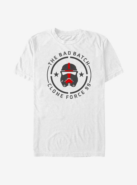 Star Wars: The Bad Batch Badge Clone T-Shirt - WHITE | Hot Topic
