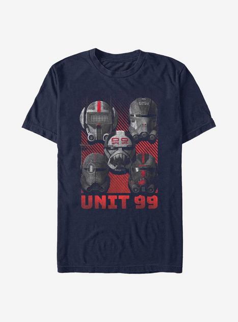 Star Wars: The Bad Batch Unit 99 T-Shirt - BLUE | Hot Topic