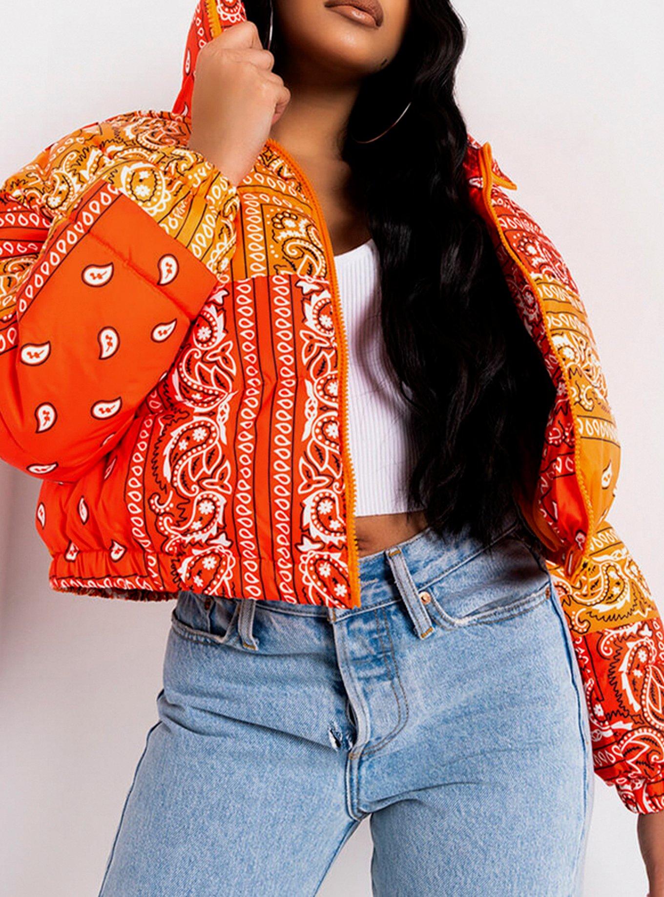 Azalea Wang Paisley Puffer Jacket | Hot Topic