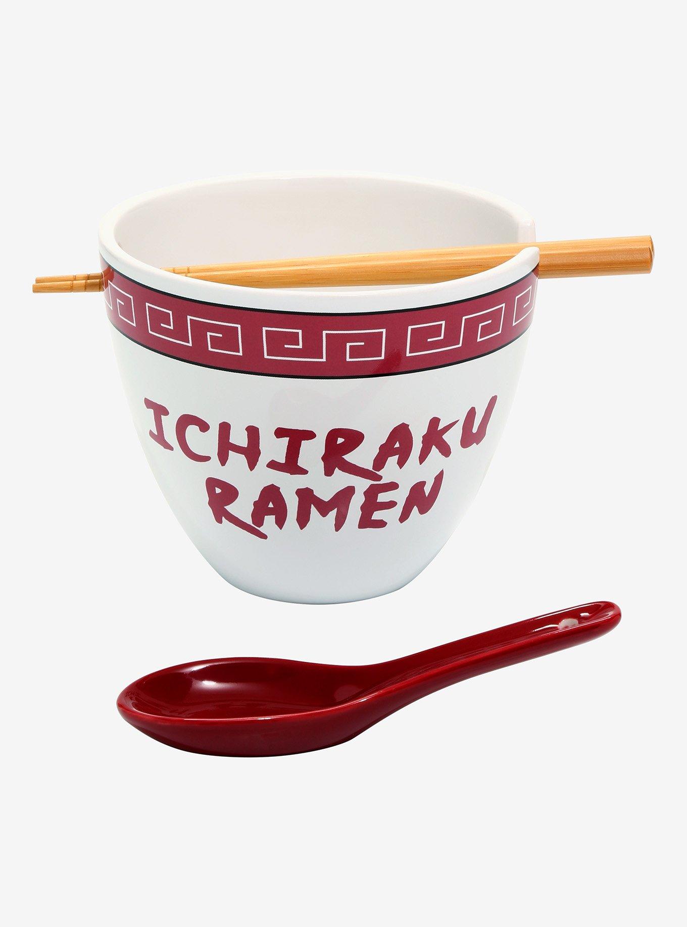 Naruto Shippuden Ichiraku Ramen Bowl with Chopsticks and Spoon | BoxLunch