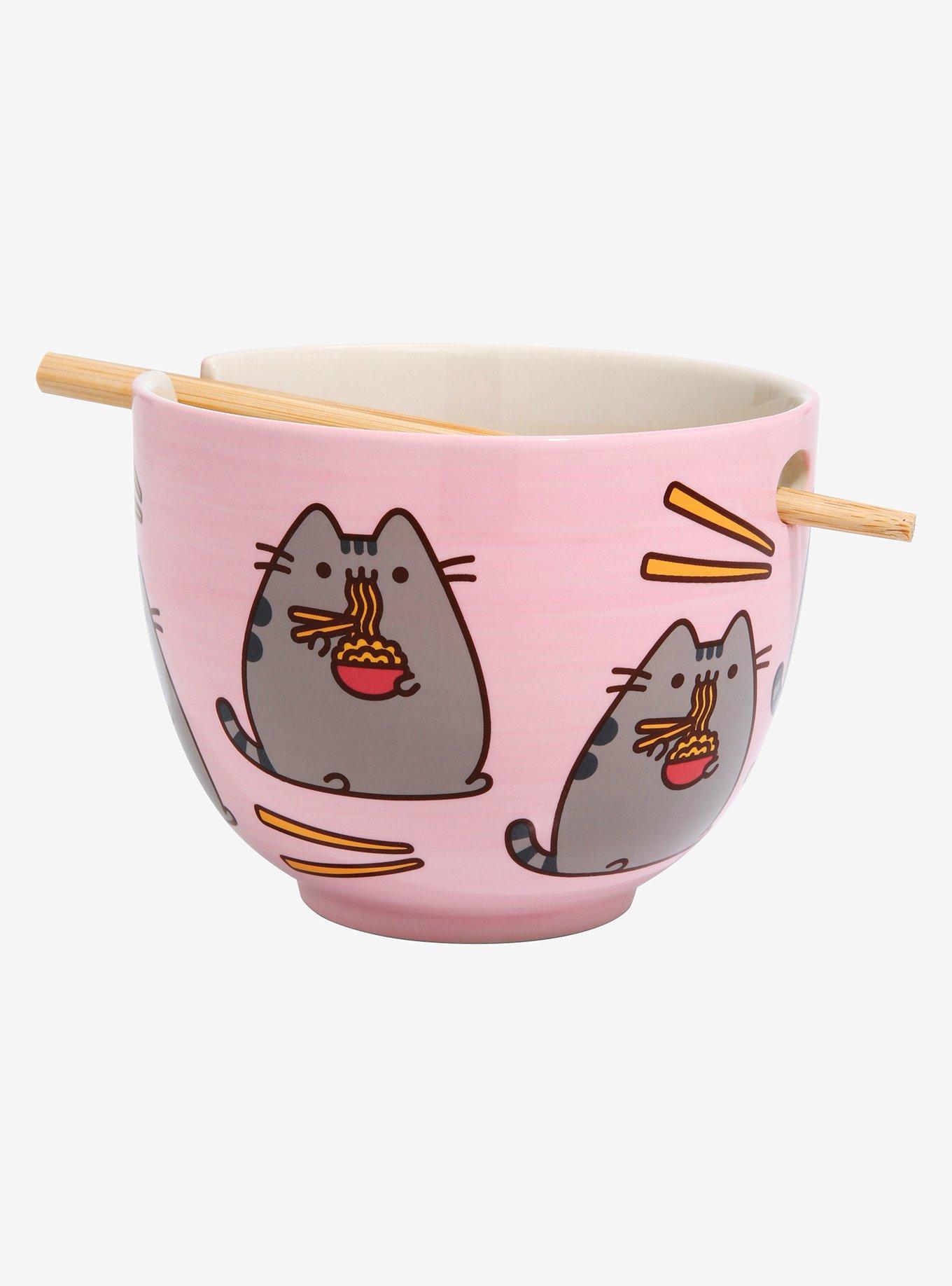 Pusheen Ramen Bowl and Chopsticks | BoxLunch