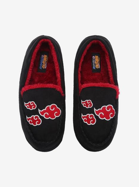 Naruto Shippuden Akatsuki Cloud Slippers | Hot Topic
