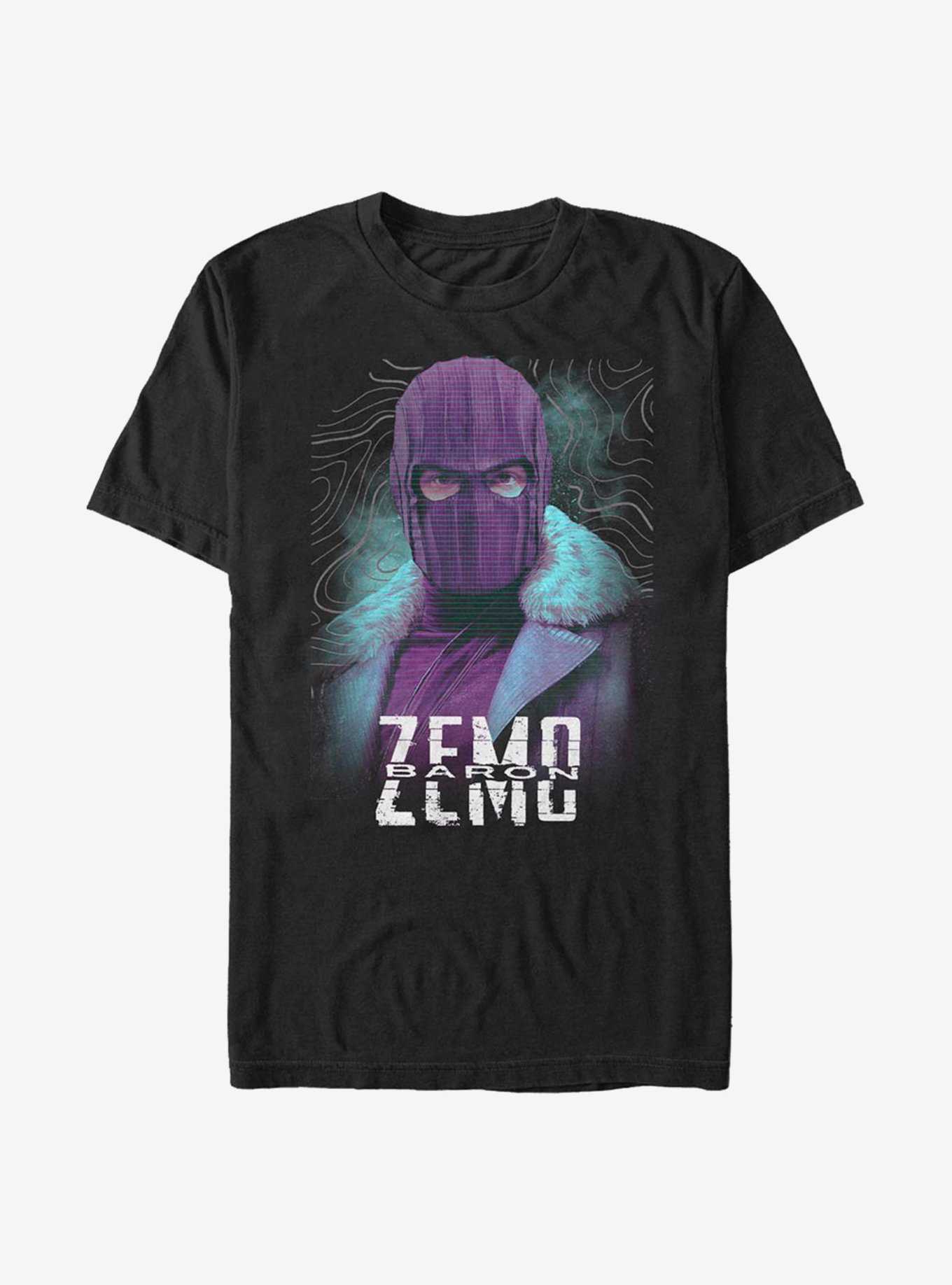 Marvel The Falcon And The Winter Soldier Baron Zemo T-Shirt - BLACK ...