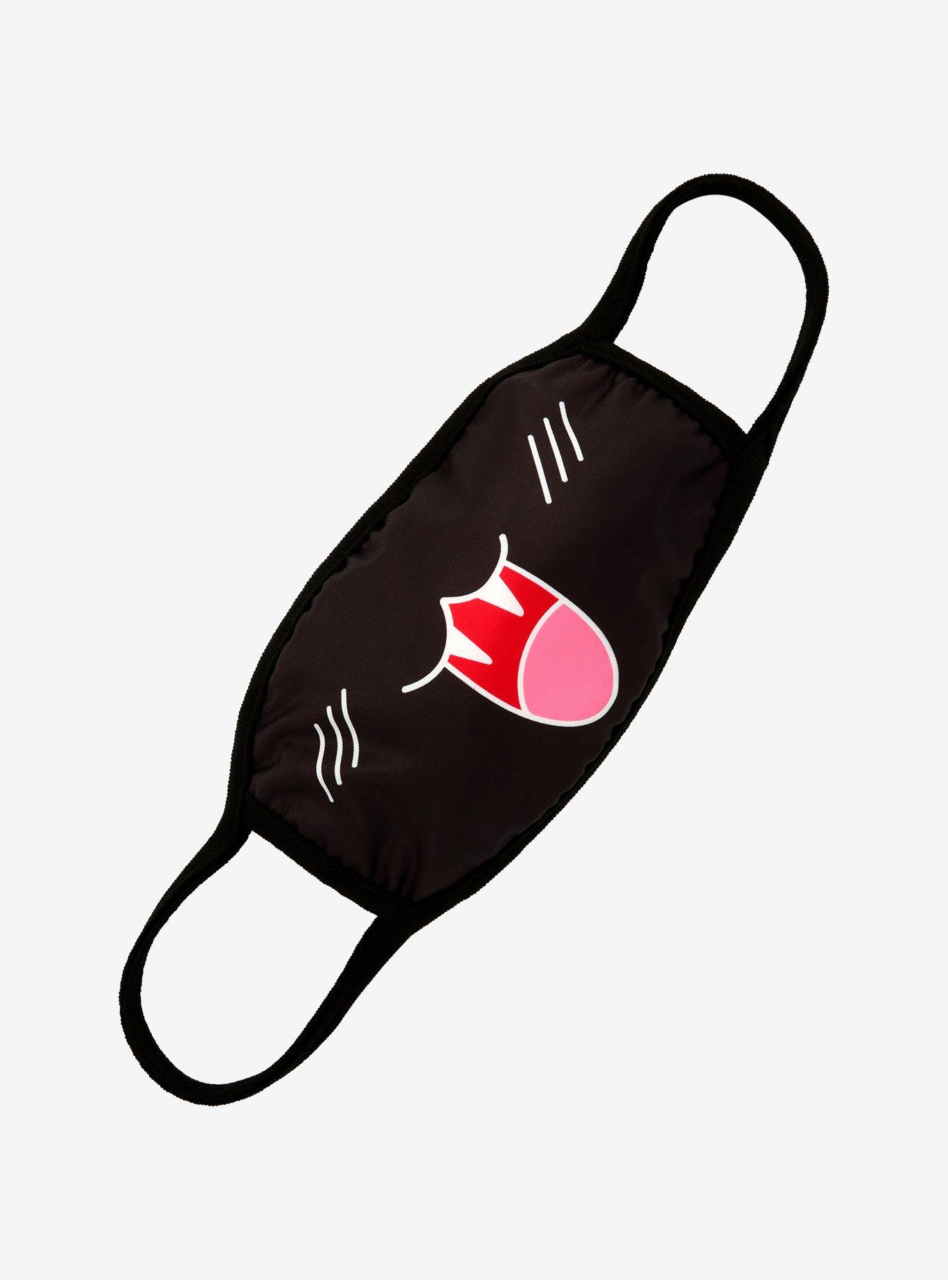 Blushing Cat Mouth Fashion Face Mask | Hot Topic
