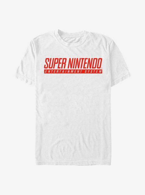 Nintendo Super Nintendo Logo T-Shirt - WHITE | Hot Topic