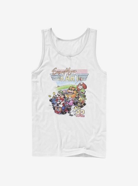 Super Mario Kart Nineties Tank - WHITE | Hot Topic