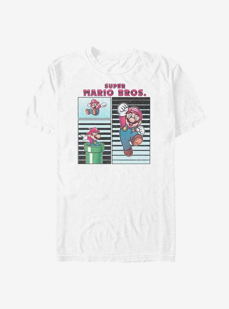 Super Mario Freeze Frames T-Shirt - WHITE | Hot Topic
