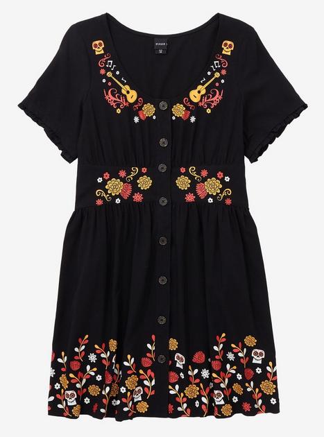 Disney Pixar Coco Floral Icon Women's Dress - BoxLunch Exclusive | BoxLunch